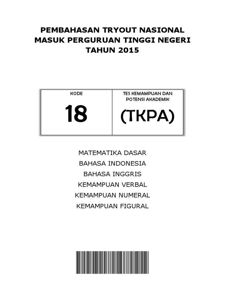 Pembahasan - Tkpa - 18 2015 | PDF