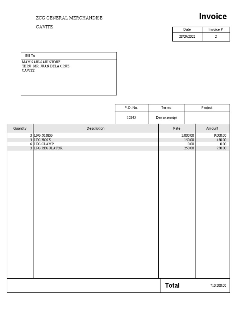 Invoice 1 | PDF