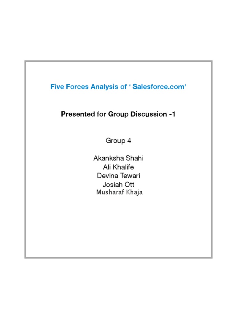 Five Forces Model | PDF | Customer Relationship Management | Business