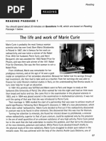 The Life and Work of Marie Curie | PDF | Marie Curie | Nuclear Chemistry