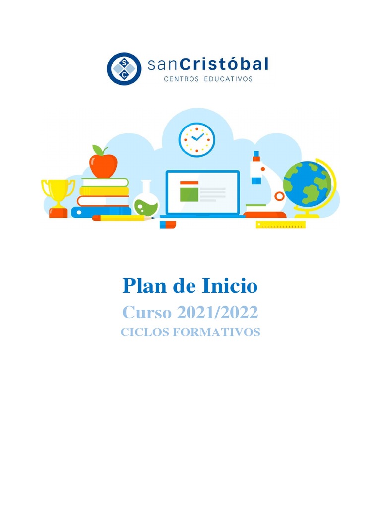 CCFF Plan de Inicio de Curso 2021-2022 | PDF | Lavado de manos ...
