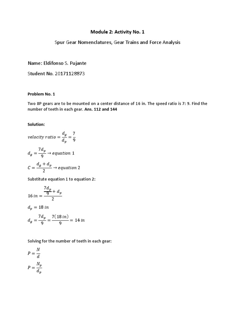 Module 2 Activity No. 1 | PDF