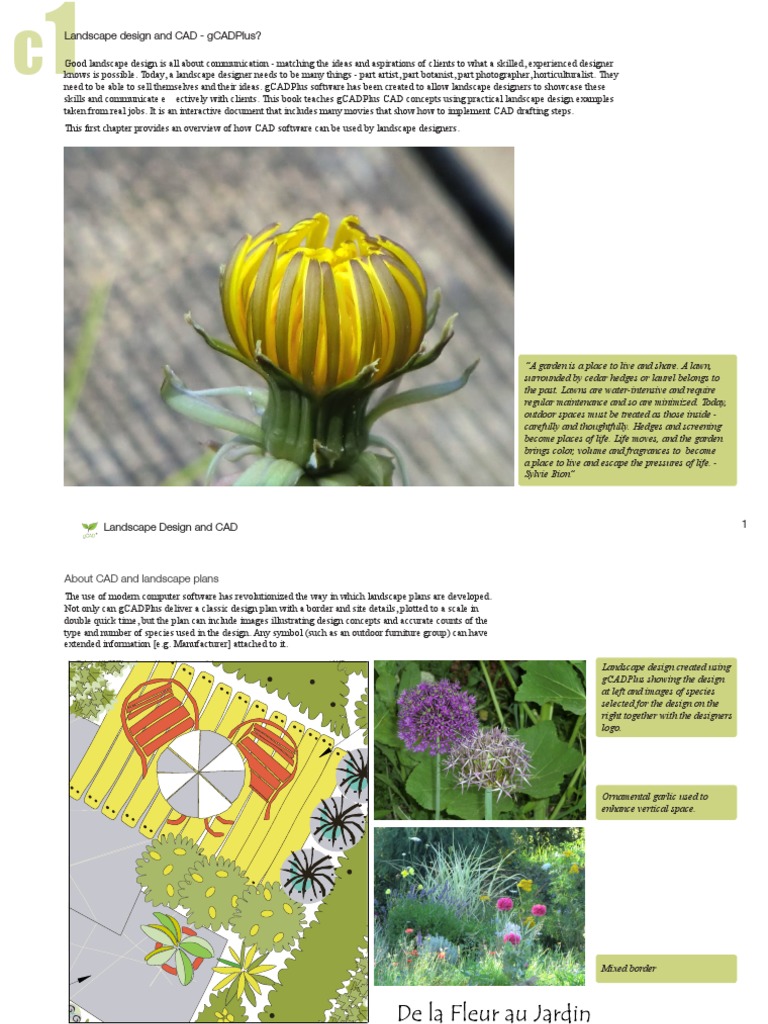 Landscape Design and CAD | PDF | Computer Aided Design | 3 D Computer ...