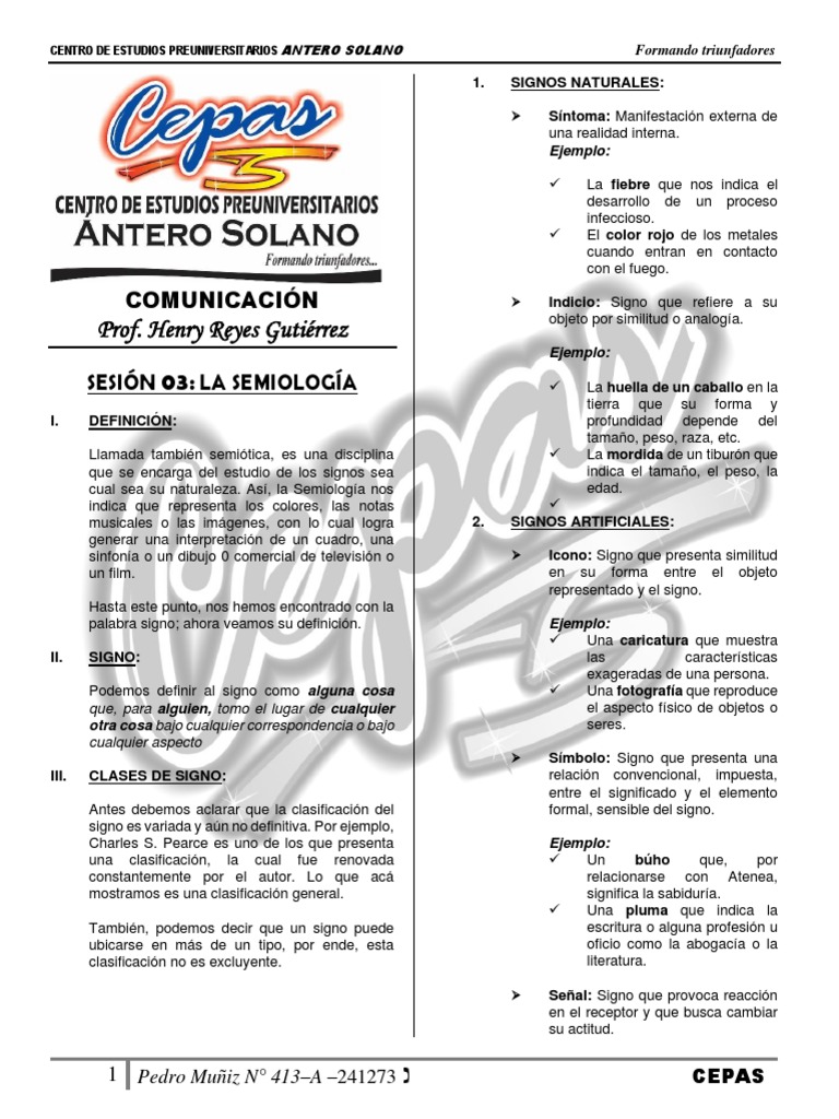 Los diferentes tipos de signos y códigos que utilizamos para ...