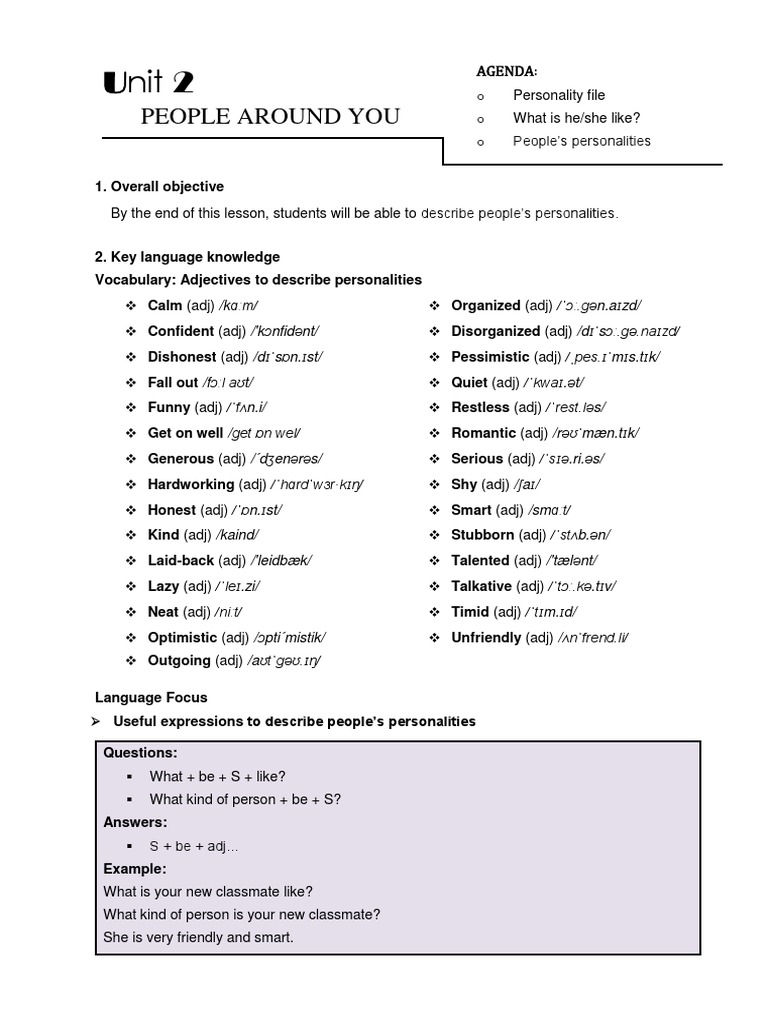 Unit 2-Student's Book | PDF