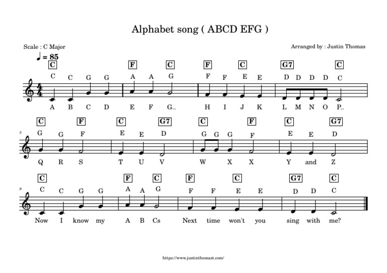 Alphabet_song_(_ABCD_EFG_) Print | PDF