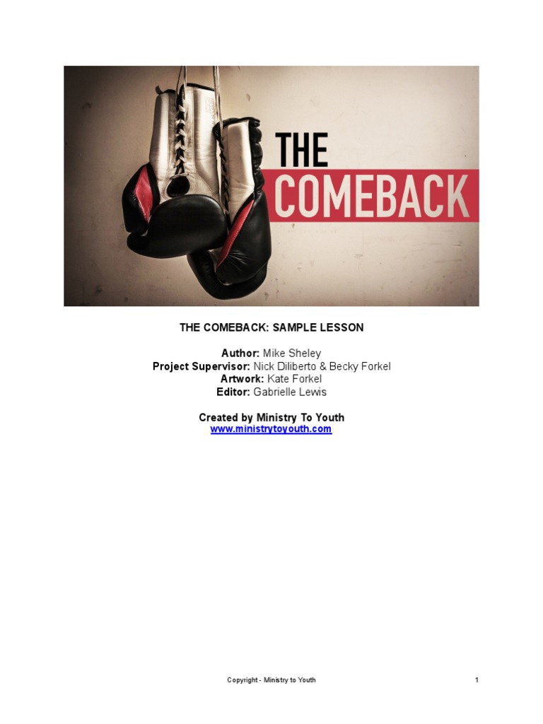 Comeback Sample | PDF