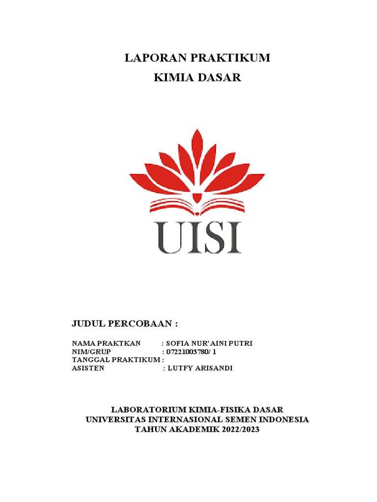 TTL - Sofia Nur'Aini Putri - Kelompok 1 - Jurnal | PDF