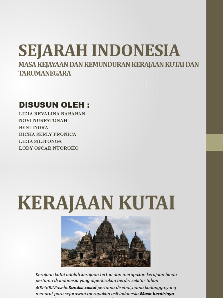Kerajaan Kutai | PDF | Sejarah | Klasik