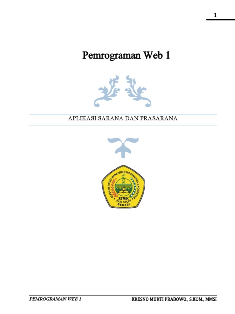Pemrograman Web 1 Rev | PDF
