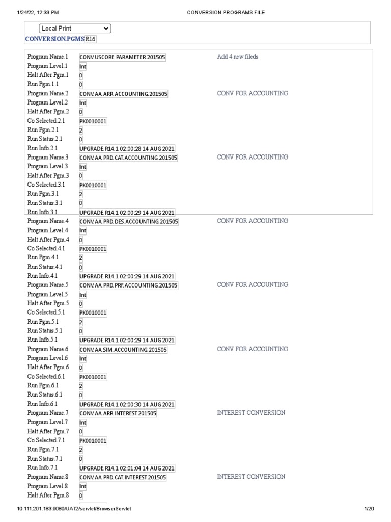 Conversion - Pgms S r16 | PDF | Computing | Software Engineering