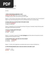 General Science Reviewer with Answers | PDF | Atoms | Chemical Elements