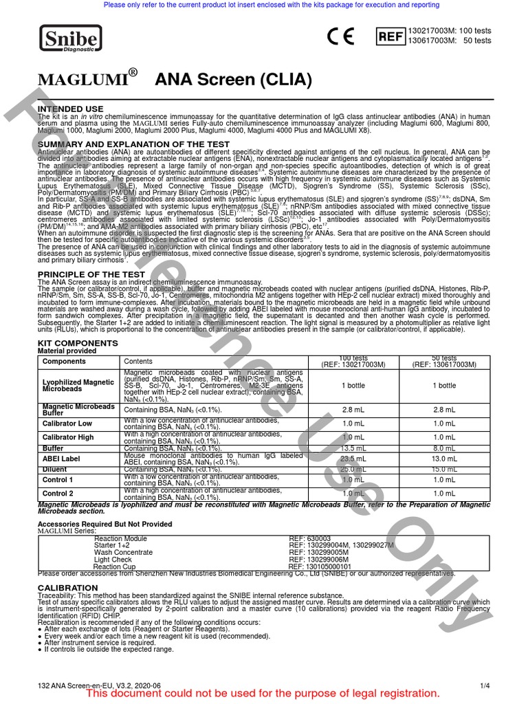 132 ANA Screen-en-EU-V3.2 | PDF | Medical Specialties | Medicine