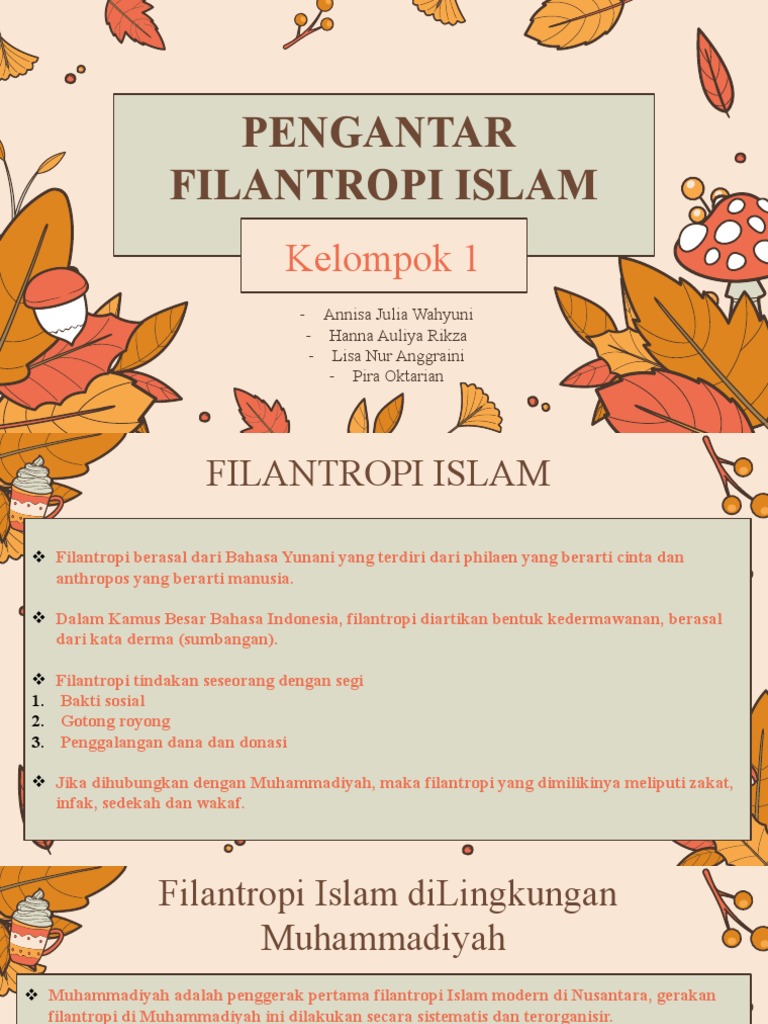 Filantropi Islam - Kelompok 1 | PDF