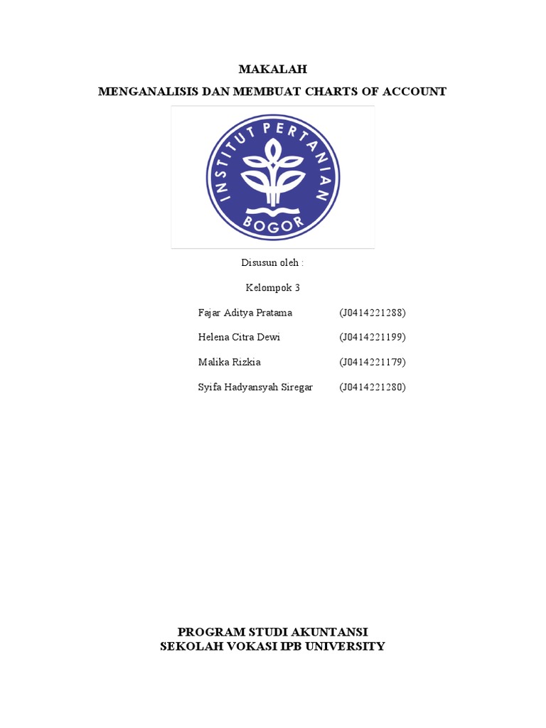 Project Pengantar Akuntansi - Kelompok 3 | PDF | Pengelolaan Keuangan & Uang