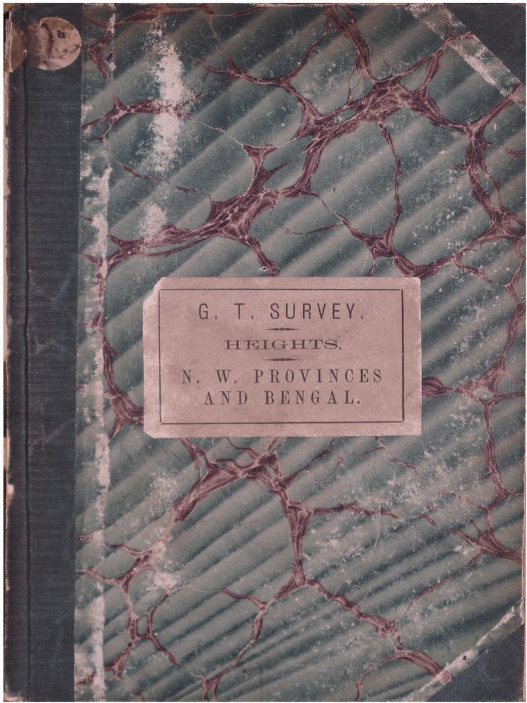1865 Tables of Heights in NW Provinces and Bengal by GTS S | PDF | Tide ...