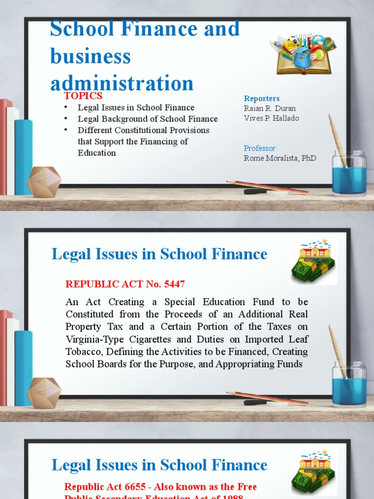 ED - 220 - SCHOOL FINANCE - Module 2 (1 of 2) | PDF | Schools | Tuition ...
