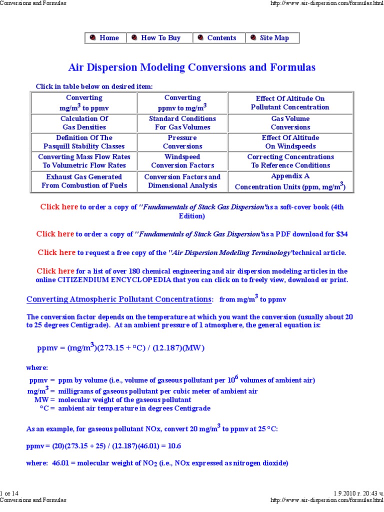 Conversions and Formulas | Download Free PDF | Parts Per Notation | Celsius