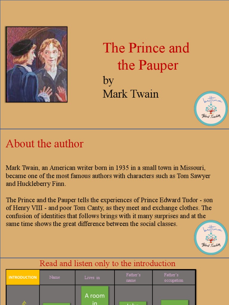 The Prince and The Pauper | PDF | The Prince And The Pauper