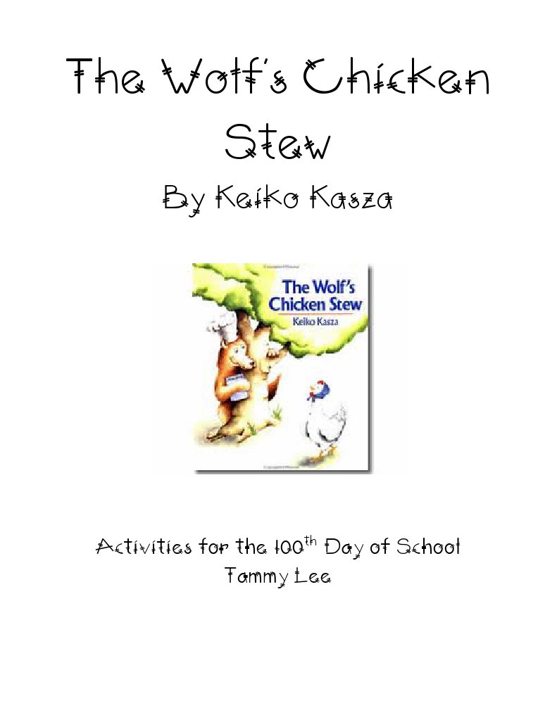 The Wolf's Chicken Stew Activities | PDF