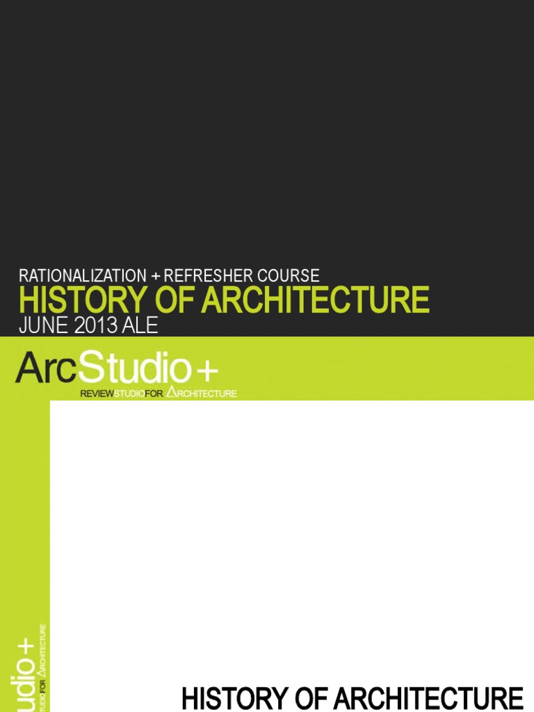 The Evolution of Architecture: A Comprehensive Overview of ...
