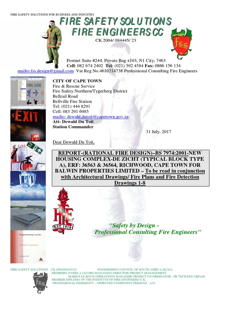 Appendix 7G Rational Fire Design Report | PDF | Stairs | Fire Safety