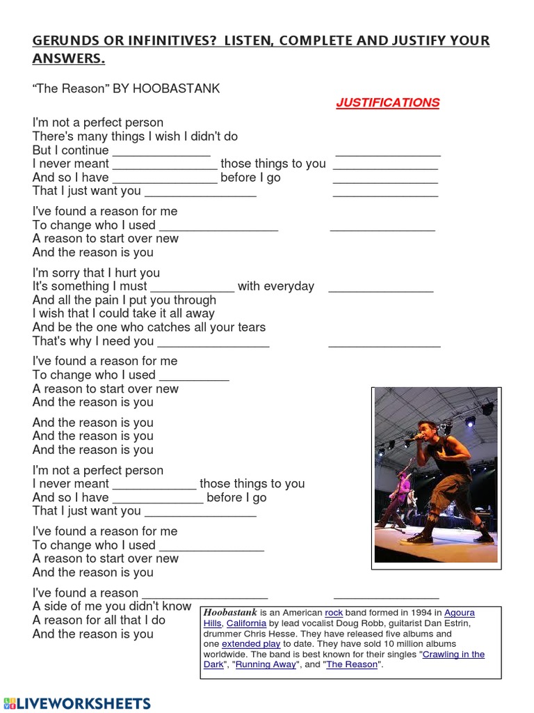 Gerunds or Infinitives? Listen, Complete and Justify Your Answers | PDF