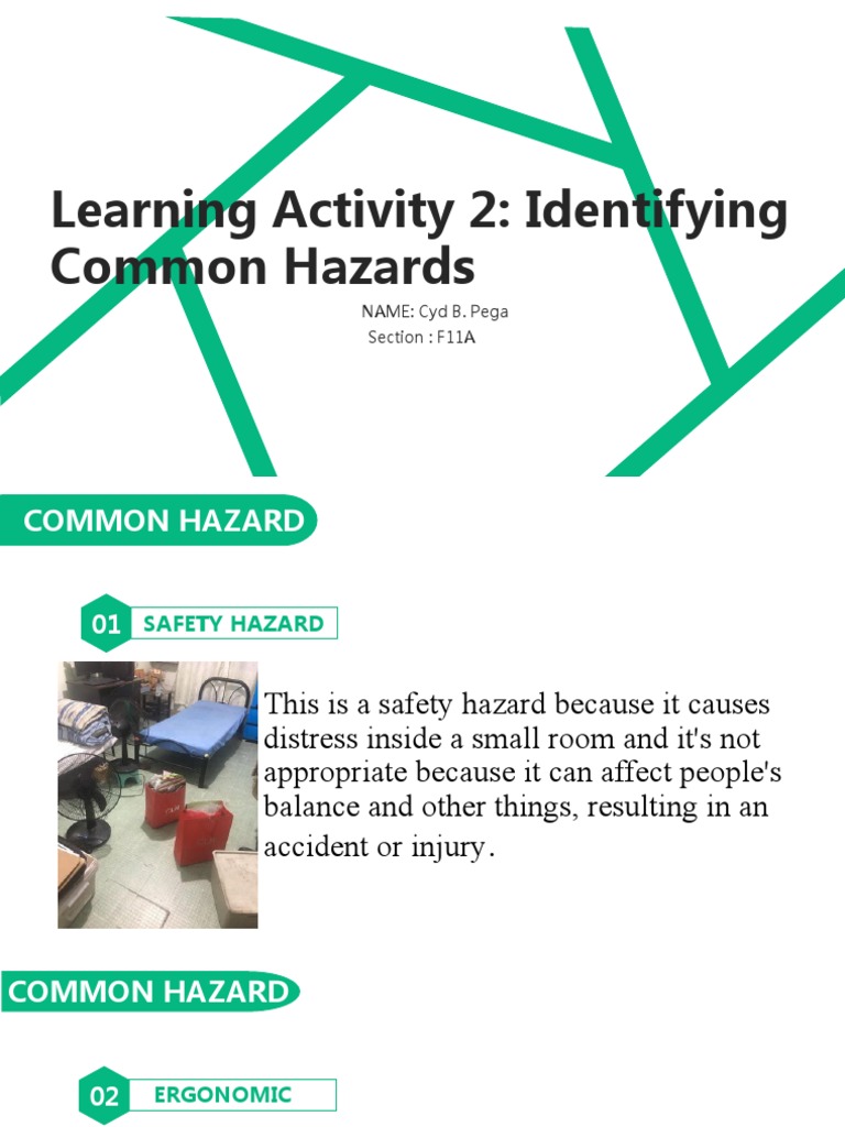 Identifying Common Safety Hazards | PDF | Self-Improvement | Science ...
