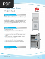 HUAWEI Mini-Shelter MTS9000A 1.4m Battery Cabinet Datasheet | PDF