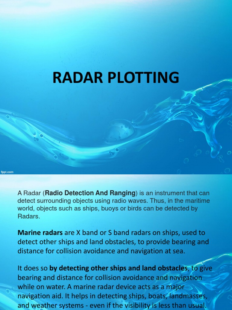 Understanding Radar Plotting and Collision Avoidance Through Manual ...