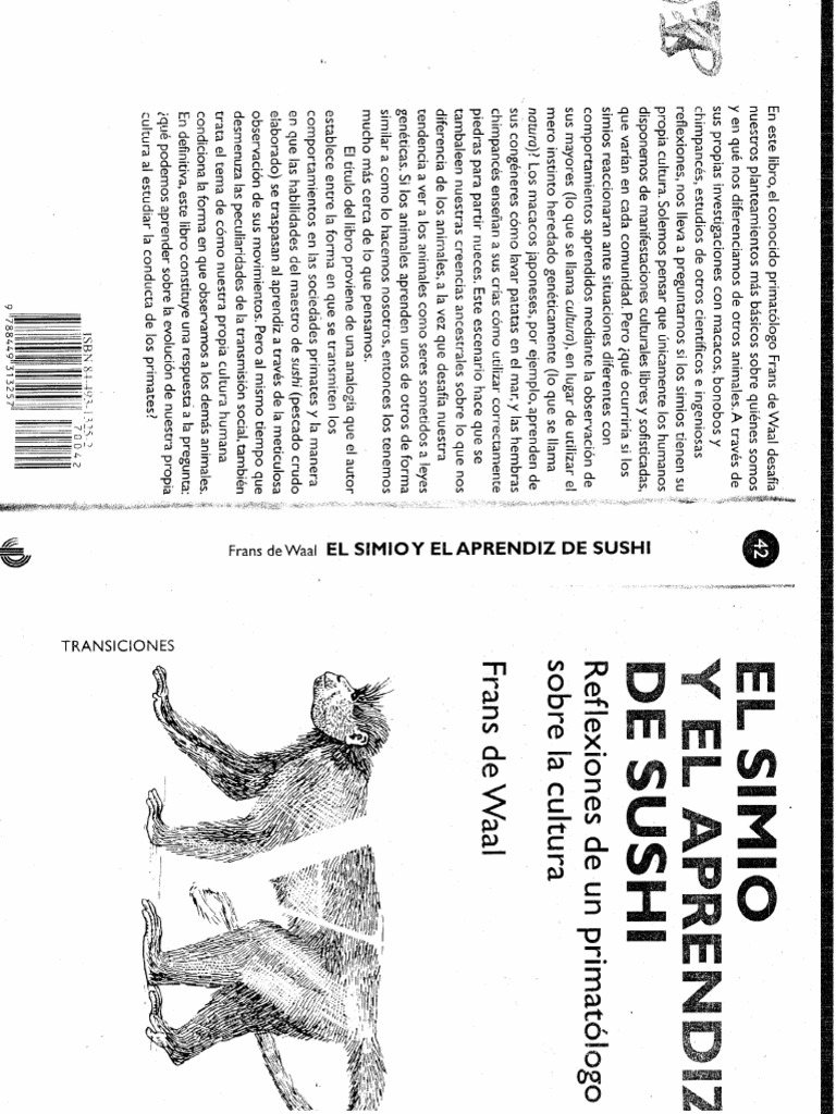 El Simio y El Aprendiz de Sushi 1 | PDF