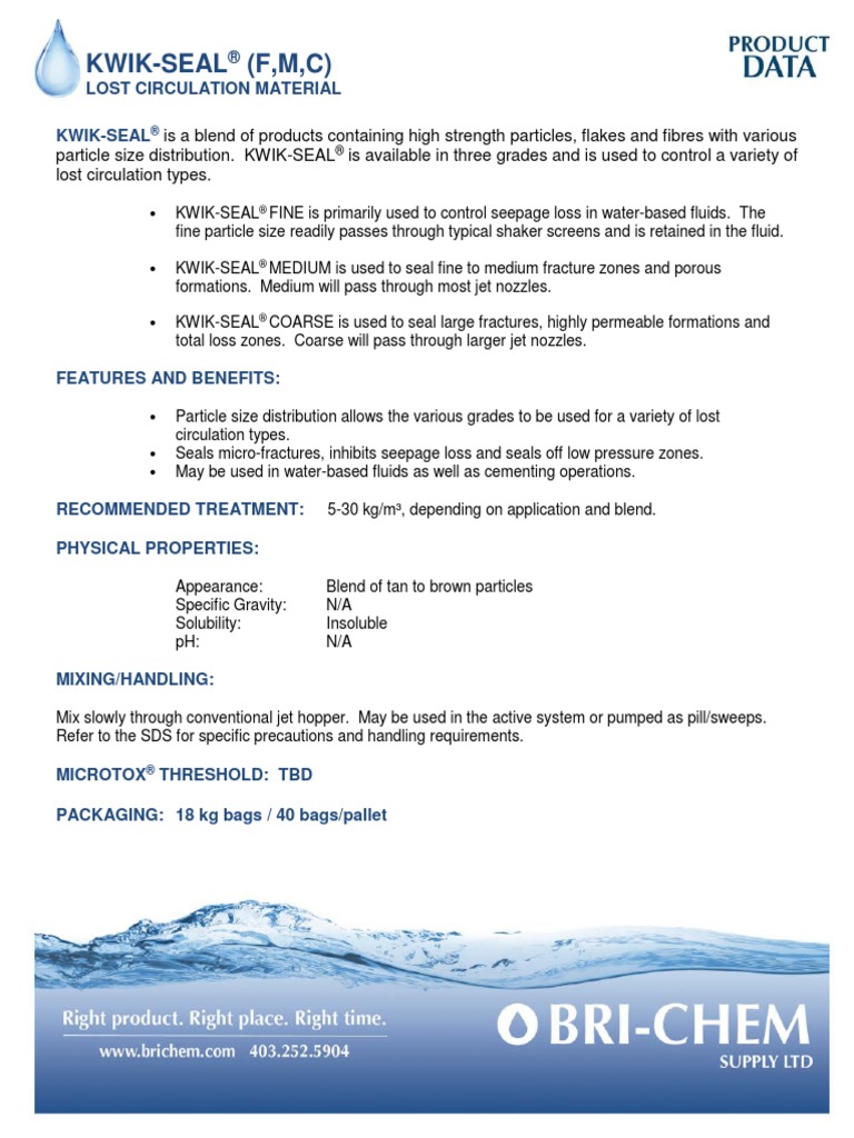 Kwik-Seal® - PDS | PDF
