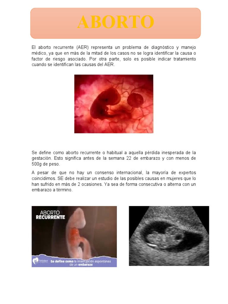 Abortos Orientacion Temas | PDF | Aborto espontáneo | El embarazo