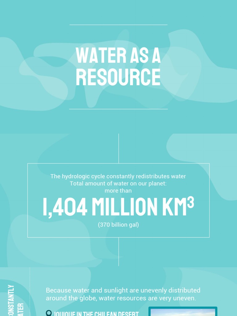 3 Water Resources | PDF | Water | Water Scarcity 3 Water Resources | PDF | Water | Water Scarcity