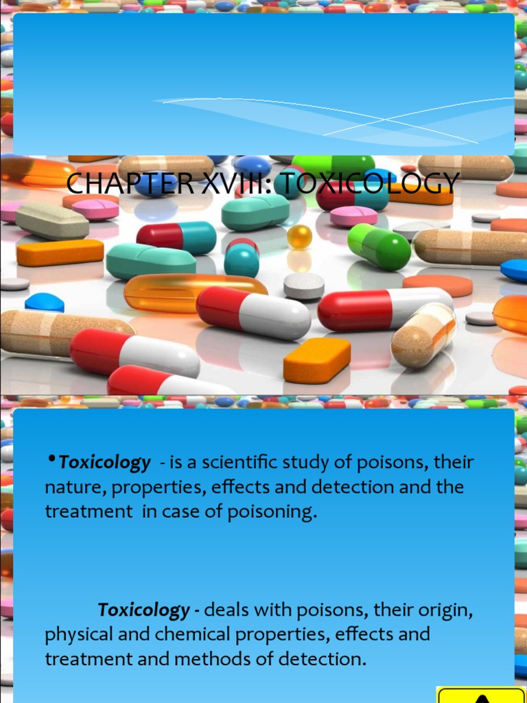 Chapter 18-Toxicology | PDF | Poison | Dose (Biochemistry)