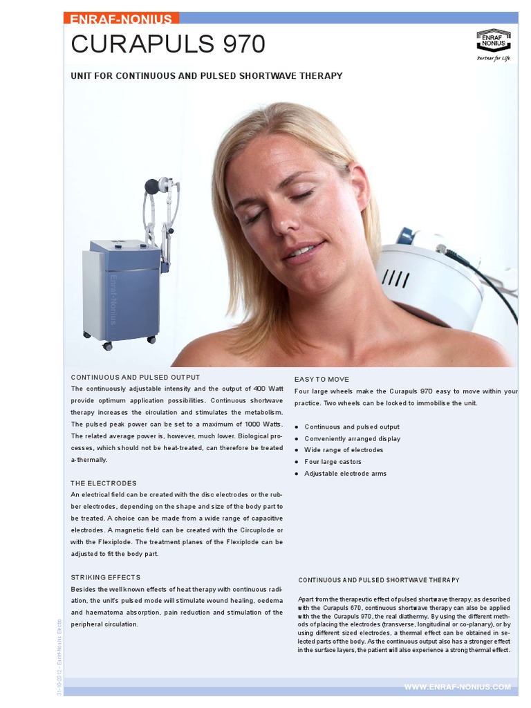 Curapuls 970 Unit for Continuous and Pulsed Shortwave Therapy ...