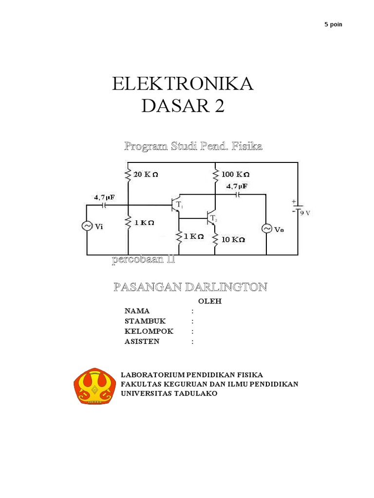 LKM 2 Pasangan Darlington | PDF