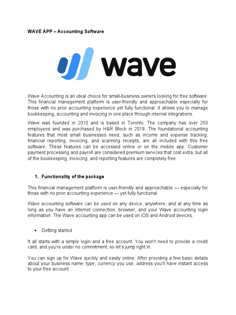 wave app | PDF | Accounts Payable | Receipt