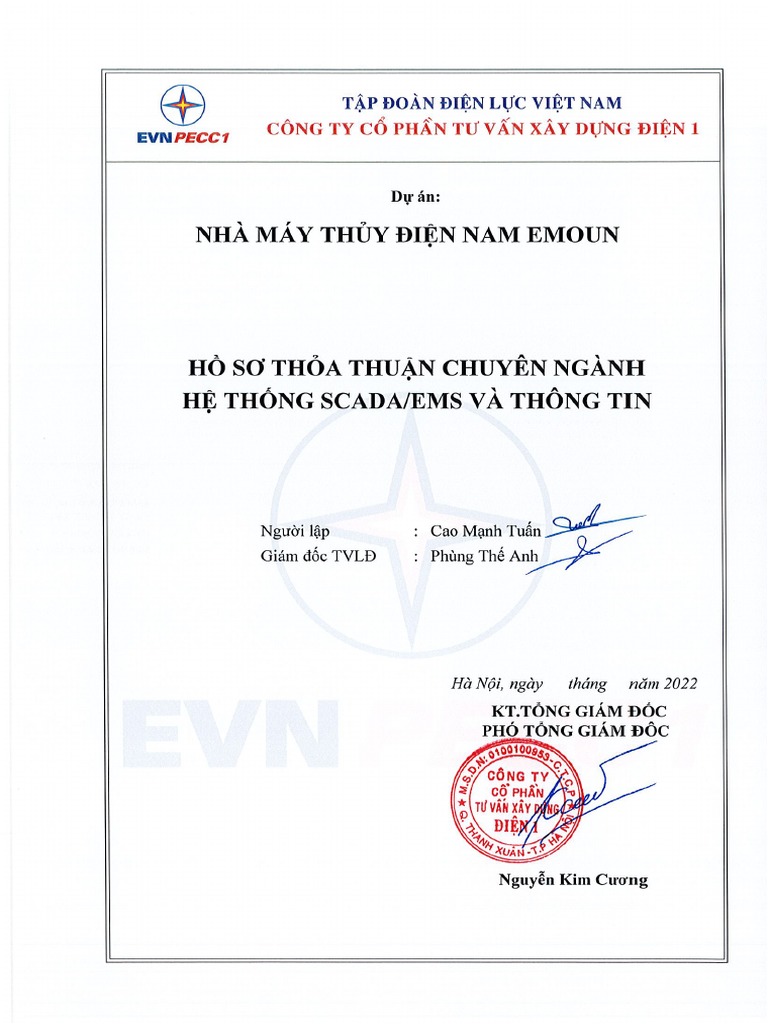 H Sơ Scada - Ems - Nam Emon | PDF