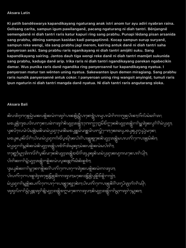 Aksara Latin | PDF