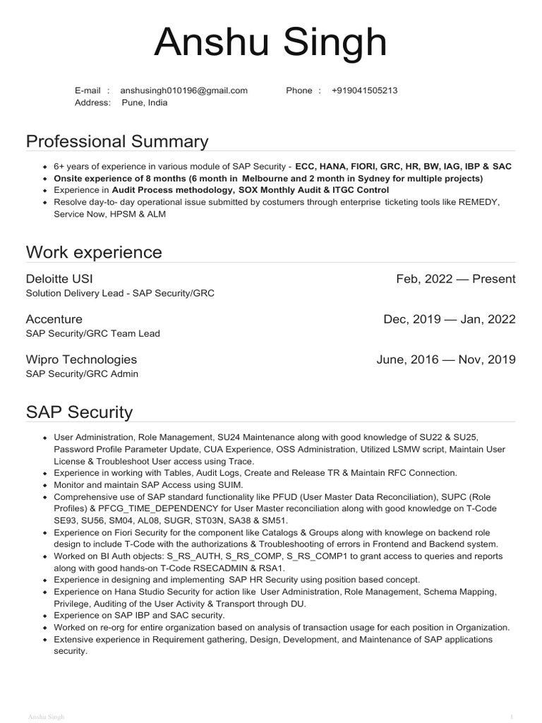 Anshu Resume PDF | PDF | Information Age | Business