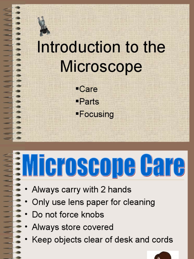 Microscope Basics: Parts and Usage Guide | PDF | Cell Membrane | Osmosis