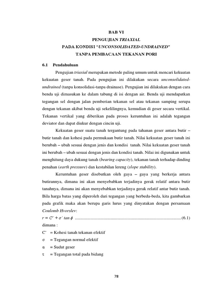 Bab Vi Triaxial Kel.8 Bissmillah Jilid | PDF | Sains & Matematika