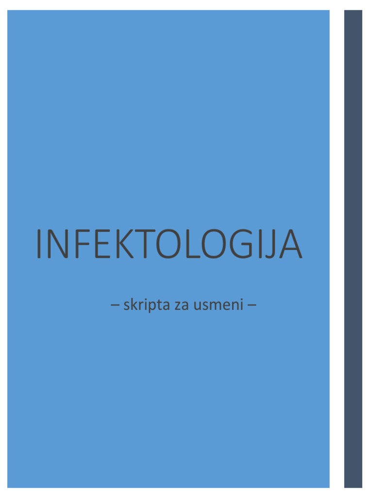 Infektologija - Skripta Za Usmeni | PDF