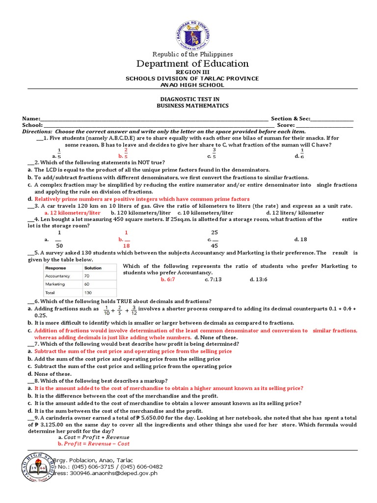 Business Math | PDF | Prices | Overtime