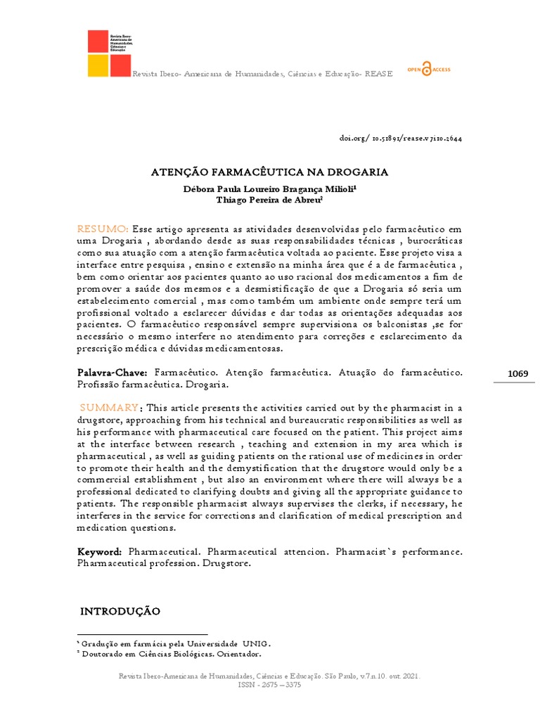 2374 Ateno Farmacutica Na Drogaria | PDF | Farmacêutico | Farmácia
