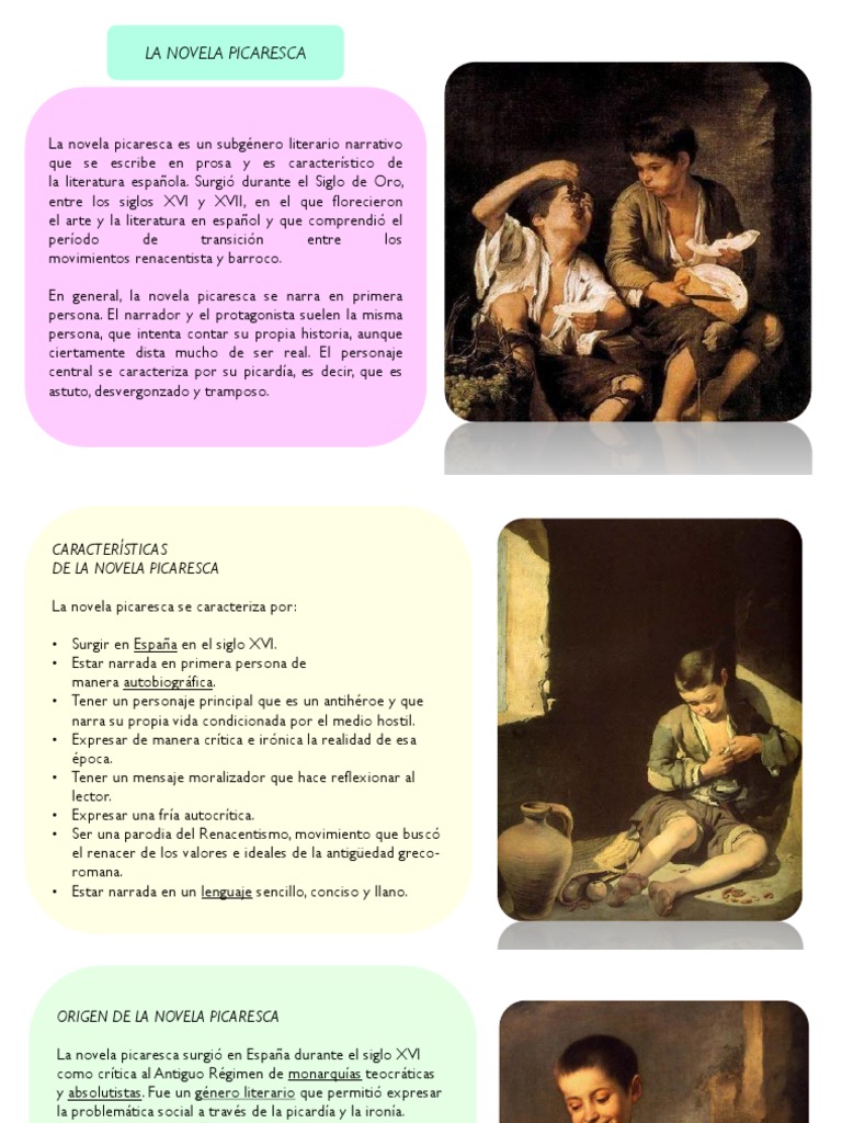 Novela Picaresca - El Lazarillo de Tormes | PDF