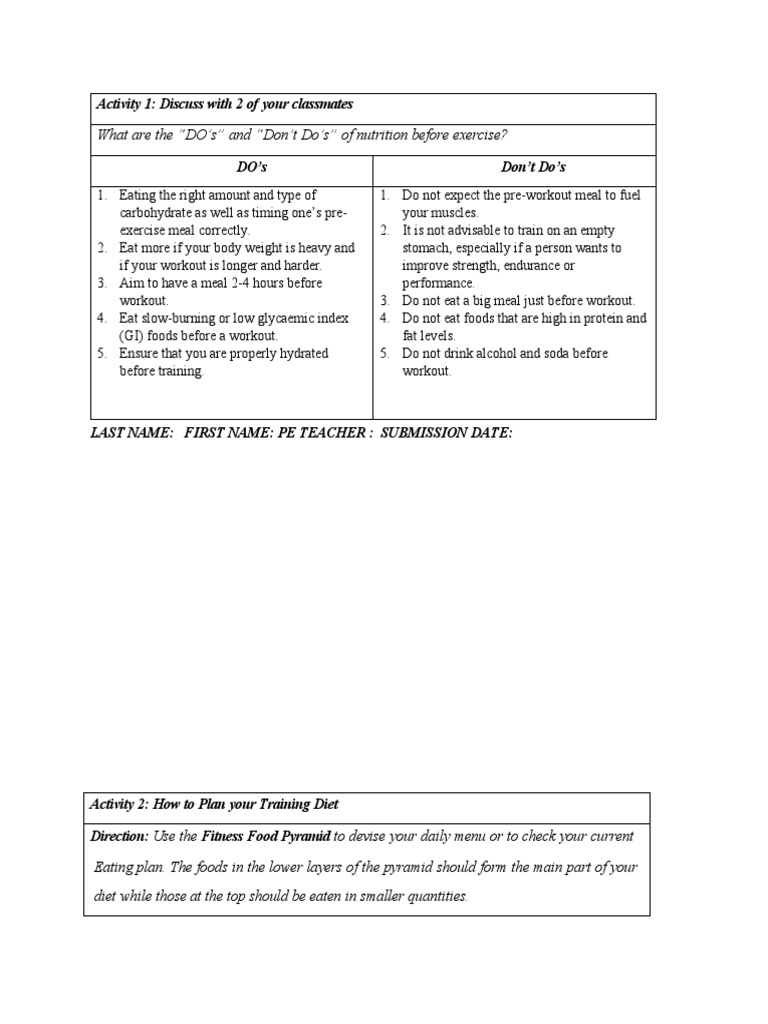 Mod3 Exercises PE | PDF