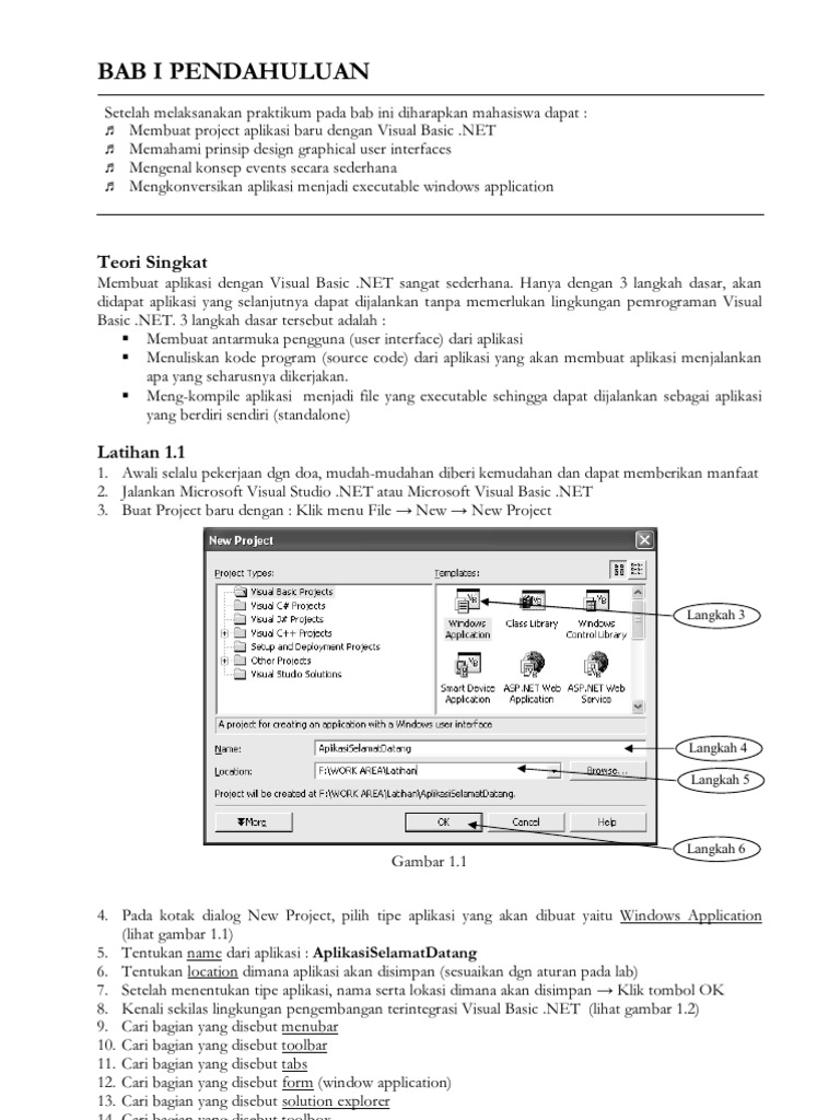 Modul VB Net 1-4 | PDF | Seni