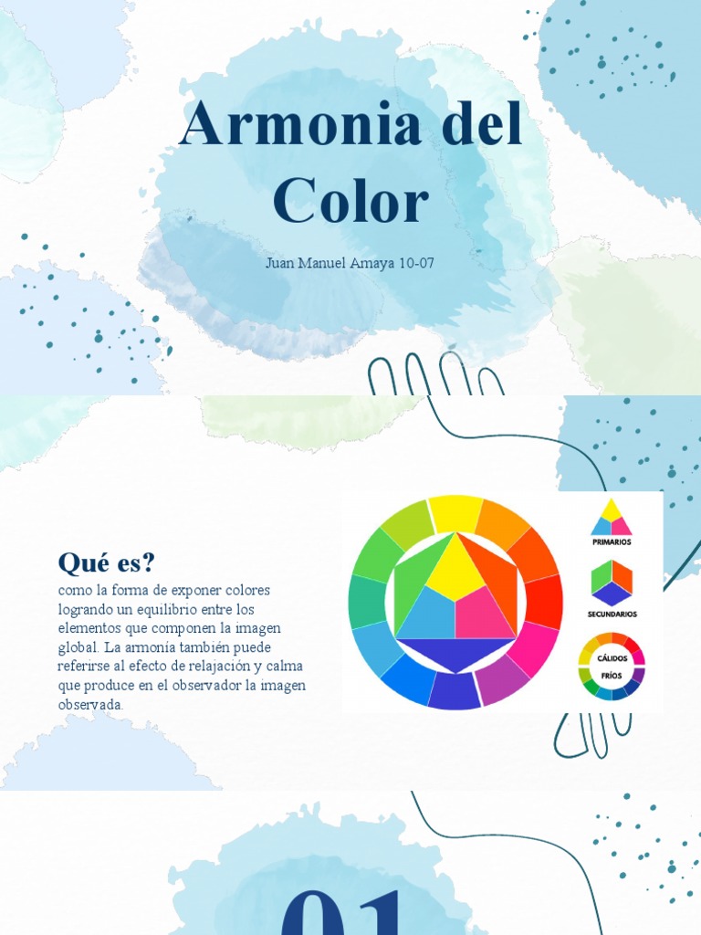 Tipos de Armonía del Color en Arte | PDF